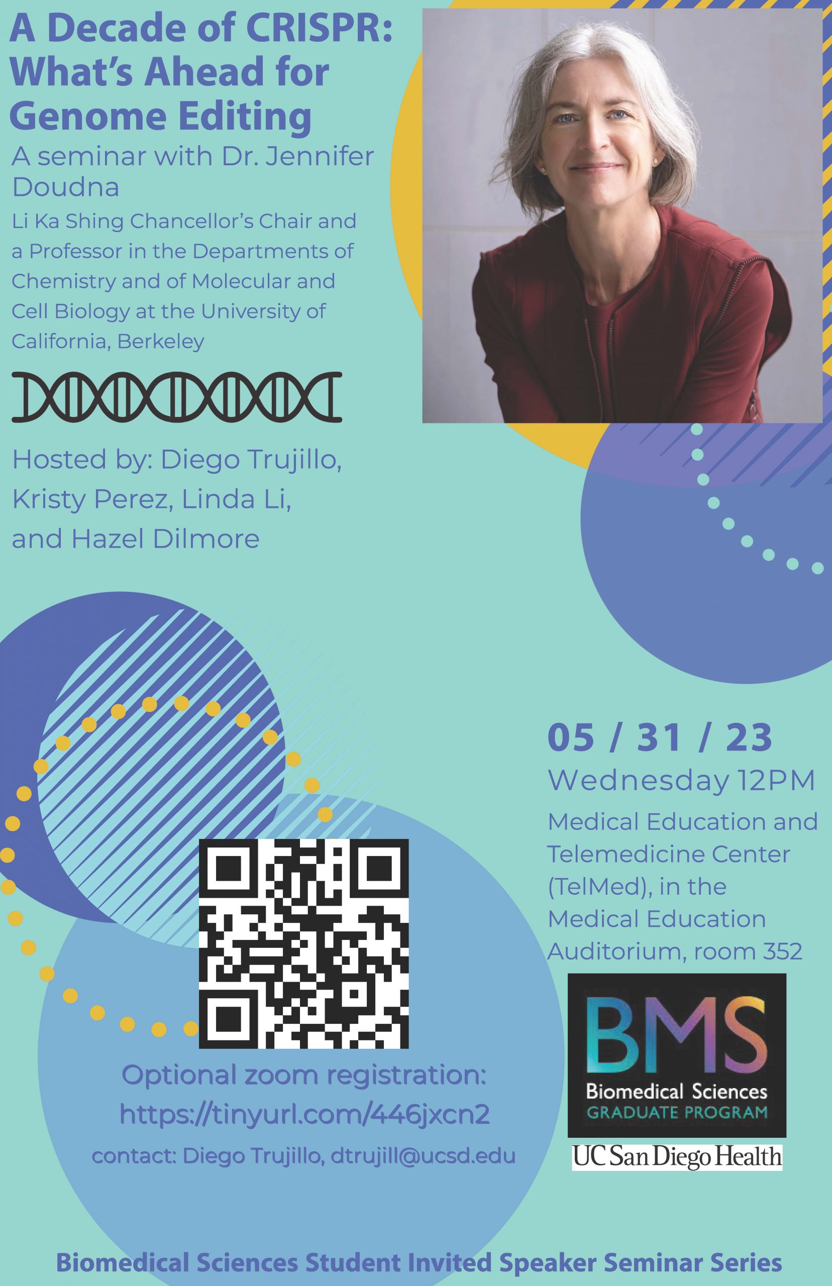 A Decade of CRISPR: A seminar with Dr. Jennifer Doudna – BioSci Student ...